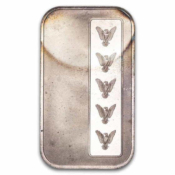 1 oz Silver Bar - RefineMet ("B" Serial Number)