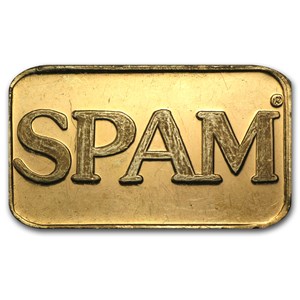 Buy 1 oz Silver Bar - SPAM | APMEX