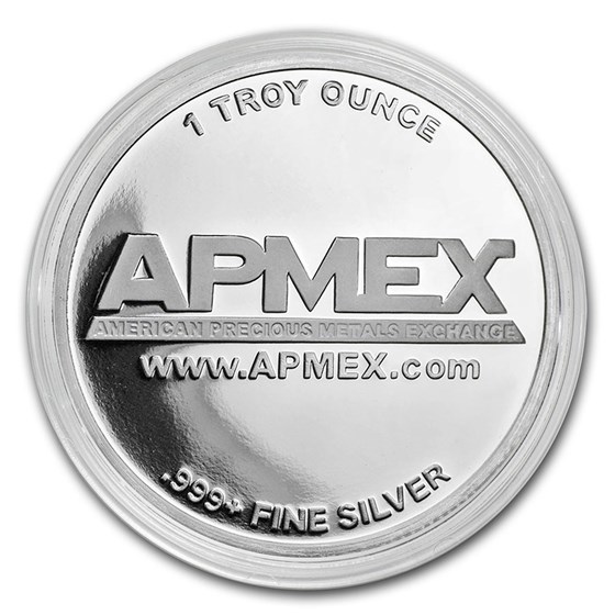 Buy 1 oz Silver Colorized Round - APMEX (American Flag) | APMEX