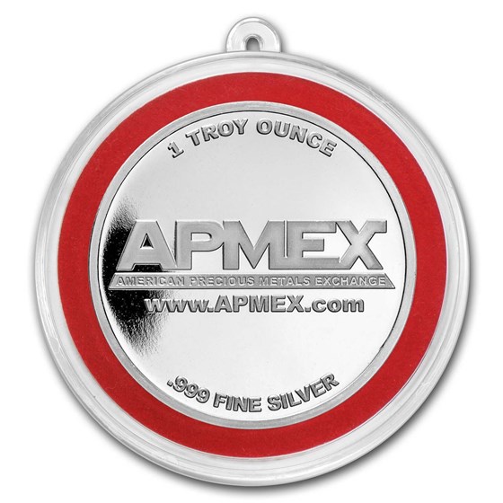 Buy 1 oz Silver Colorized Round - APMEX (Christmas, Festive Design) | APMEX