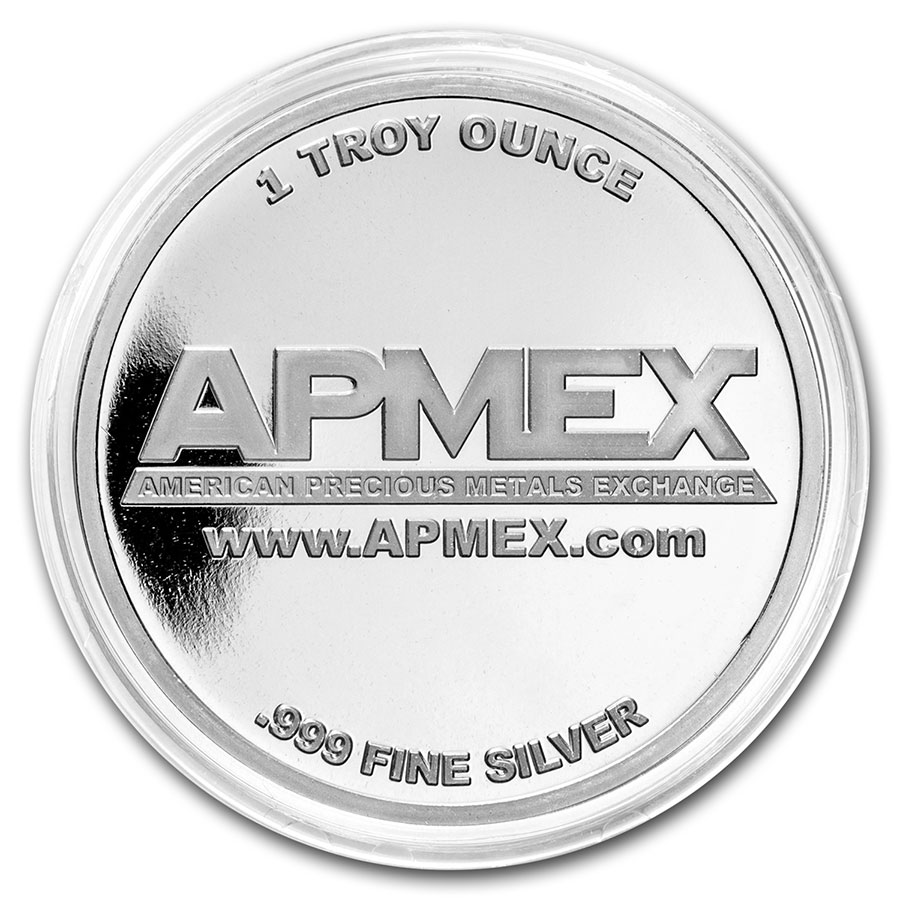 APMEX - 1 oz Silver Colorized Round - APMEX (Medical Symbol)