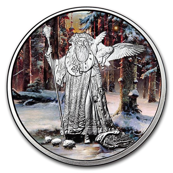 Buy 1 oz Silver Colorized Round - Celtic Lore (Merlin) | APMEX