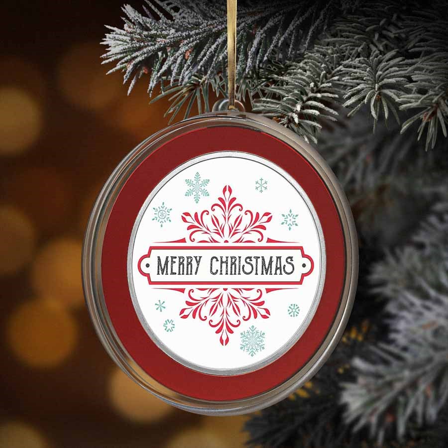 Buy 1 oz Silver Colorized Round - APMEX (Merry Christmas, Retro) | APMEX