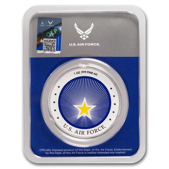Buy 1 oz Silver U.S. Air Force Colorized Round (TEP) | APMEX