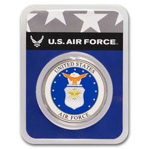 Buy 1 oz Silver U.S. Air Force Colorized Round (TEP) | APMEX