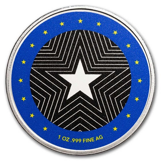 Buy 1 oz Silver U.S. Air Force Wings Logo Color Round | APMEX