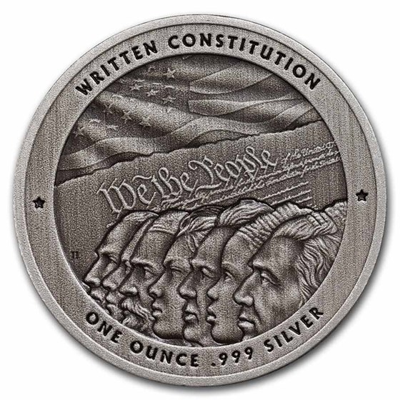 Buy 1 oz Silver - Founders: James Madison | Constitution (Signed) | APMEX