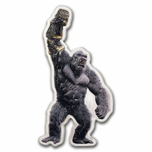 Buy 1 oz Silver Godzilla x Kong - Kong Shaped | APMEX