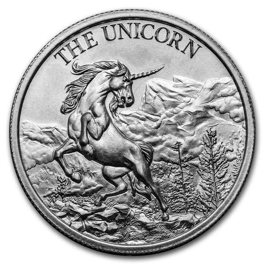Buy 1 oz Silver High Relief Round - The Unicorn | APMEX