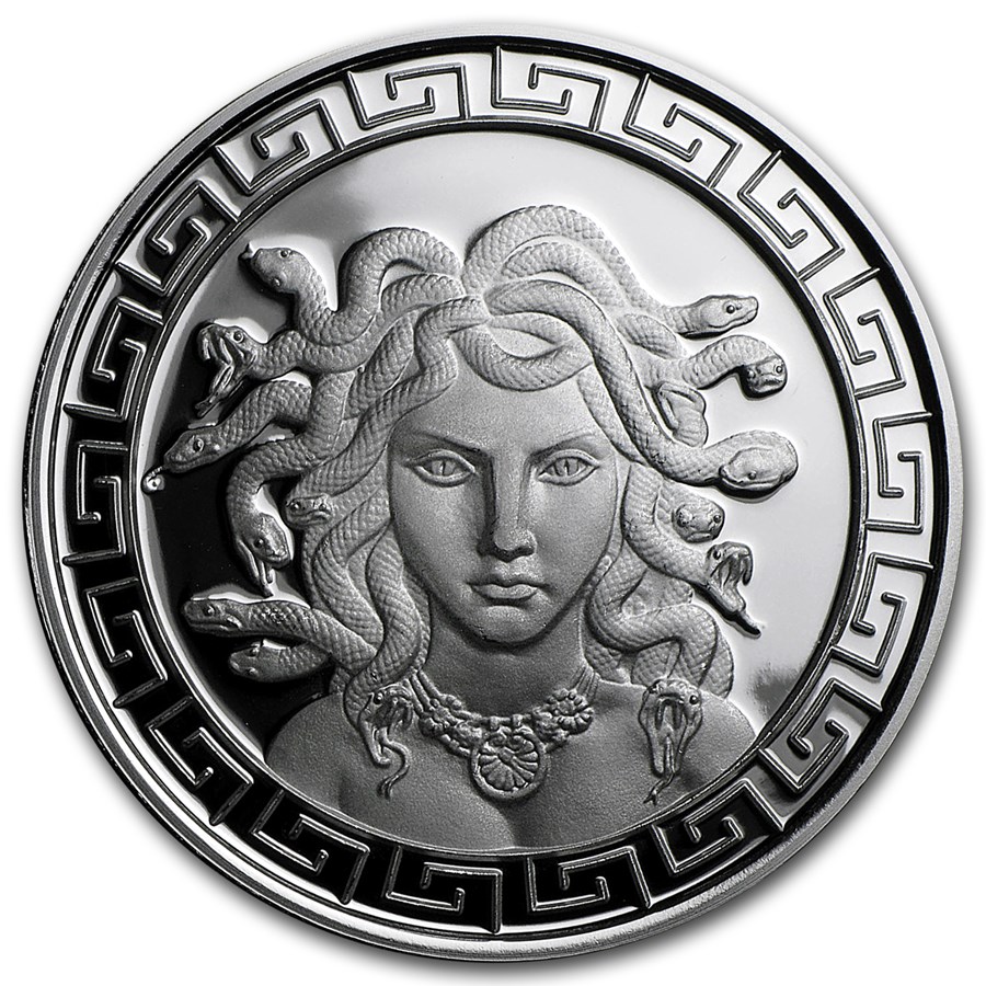 Buy 1 oz Silver Proof Round - Classic Greek Medusa | APMEX