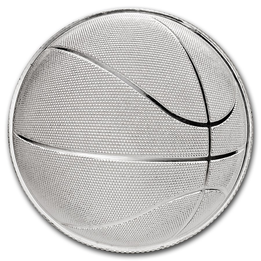 Buy 1 oz Silver Round - 2016 Domed Basketball | APMEX