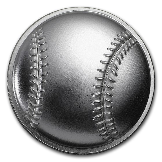 Buy 1 oz Silver Round - 2017 Domed Baseball | APMEX