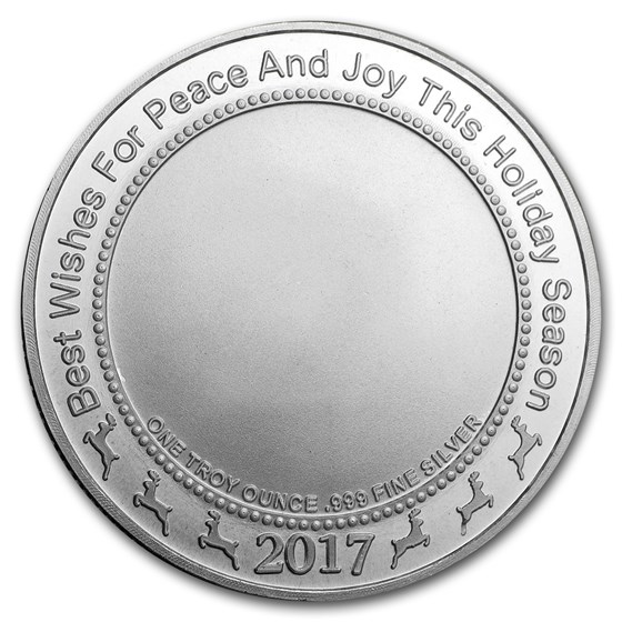 Buy 1 oz Silver Round - 2017 Merry Christmas | APMEX