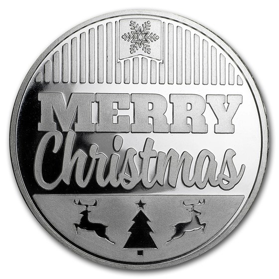 Buy 1 oz Silver Round - 2017 Merry Christmas | APMEX