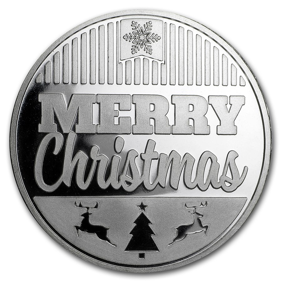 Buy 1 oz Silver Round - 2017 Merry Christmas | APMEX