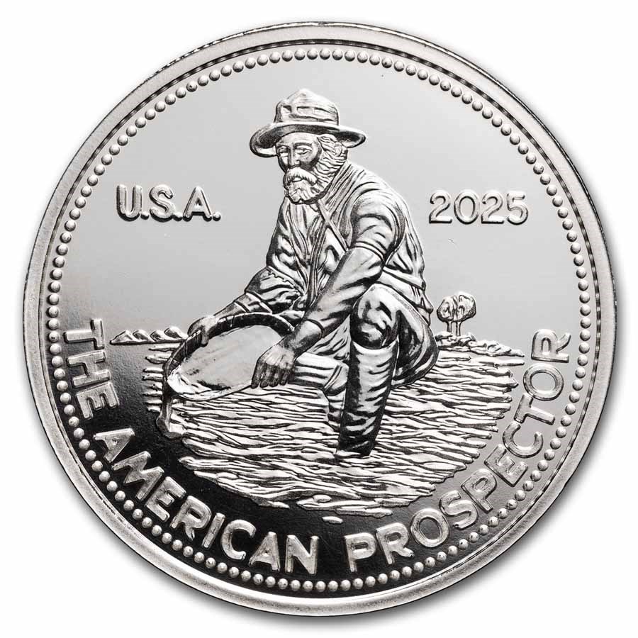 Buy 1 oz Silver 2025 Revived Engelhard Prospector Rnd | APMEX