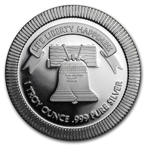 Buy 1 oz Silver Round - A-Mark Liberty Bell Stackables | APMEX