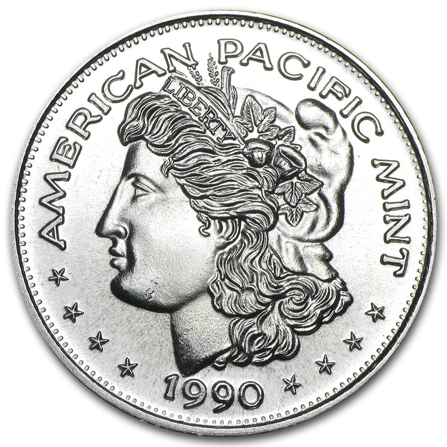 Buy 1 oz Silver Round - American Pacific Mint (Morgan) | APMEX