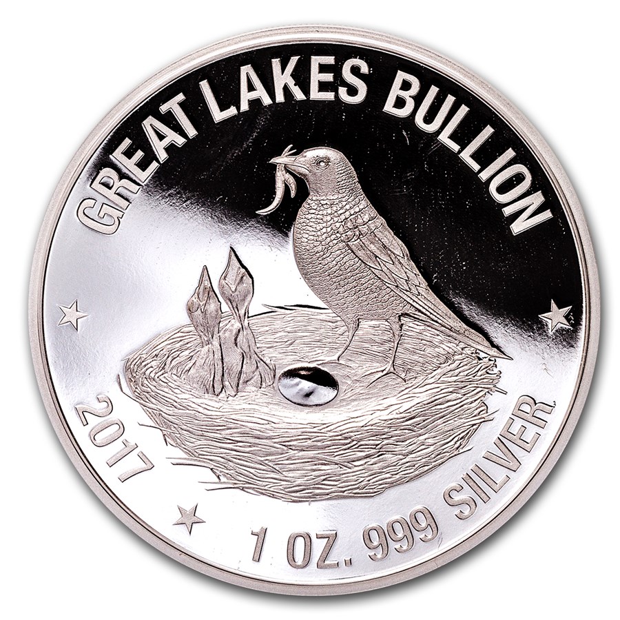 Buy 1 oz Silver Round - American Robin | APMEX