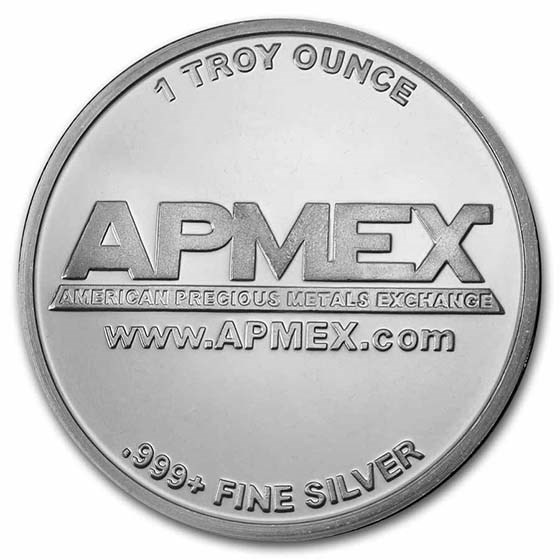 Buy 1 oz Silver Round - APMEX - AT SPOT! - New Customer Offer | APMEX