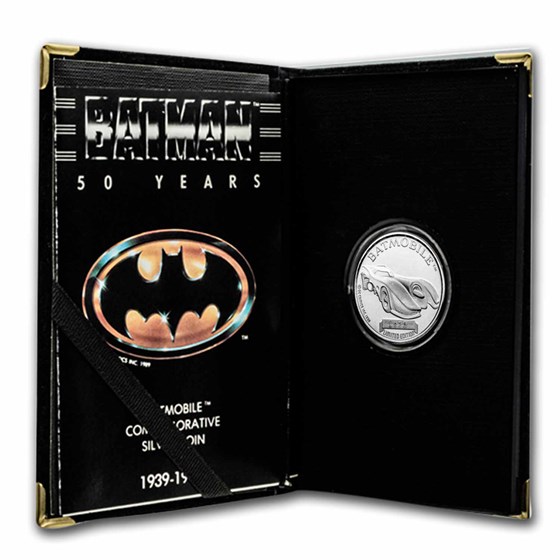 Buy 1 oz Silver Round - BATMAN (50th Anniversary 3-Coin Set) | APMEX