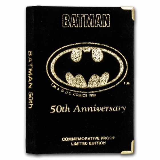 Buy 1 oz Silver Round - BATMAN (50th Anniversary 3-Coin Set) | APMEX