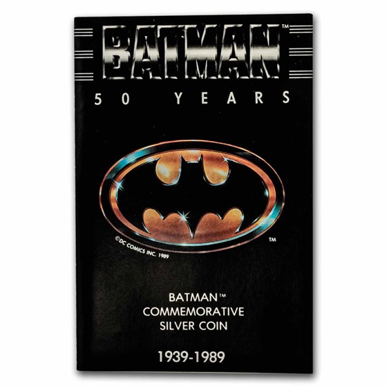 Buy 1 oz Silver Round - BATMAN (50th Anniversary 3-Coin Set) | APMEX