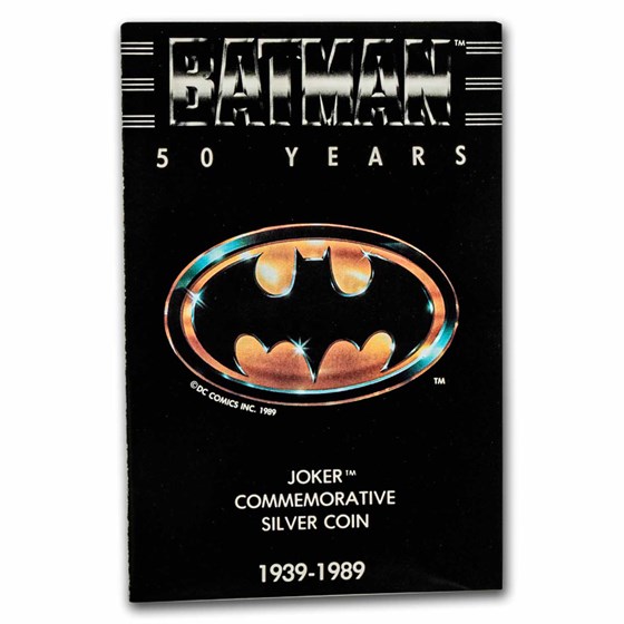 Buy 1 oz Silver Round - BATMAN (50th Anniversary 3-Coin Set) | APMEX