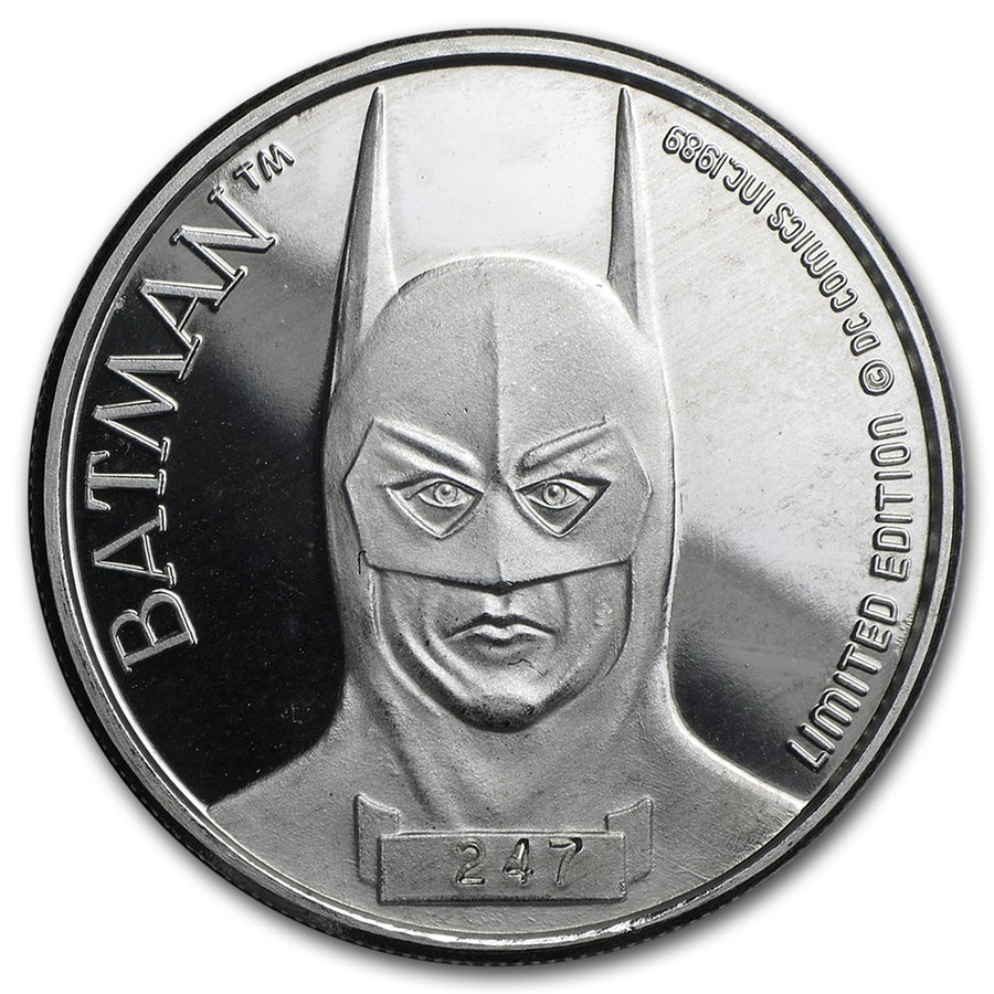 1 oz Silver Round - BATMAN (50th Anniversary, Batman)