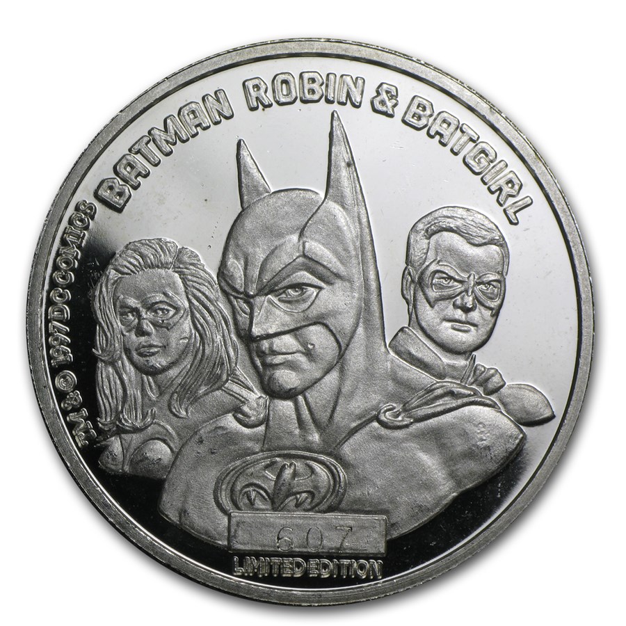 Buy 1 oz Silver Round - Batman, Robin & Batgirl | APMEX