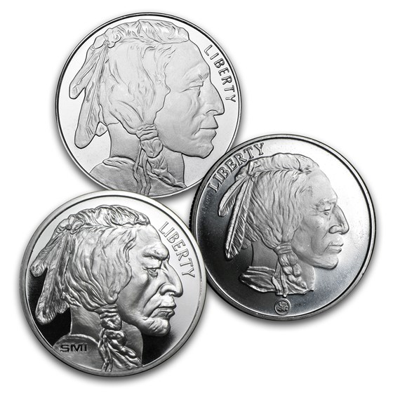 Buy 1 oz Silver Round - Buffalo | APMEX