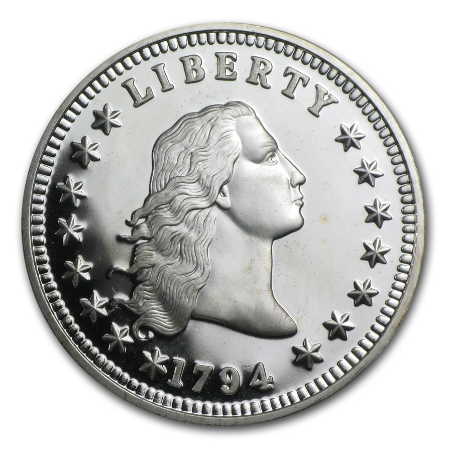 Buy 1 oz Silver Round - Bust Dollar Replica (1794) | APMEX