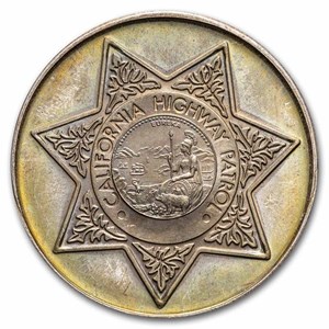 1 oz Silver Round - California Crown Mint (Highway Patrol)