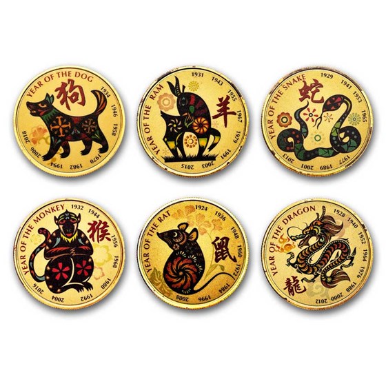 1 oz Silver Round - Chinese Lunar New Year Collection 12-Coin Set