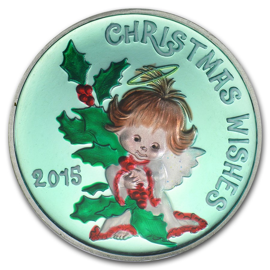 Buy 1 oz Silver Round - Christmas Wishes (Enameled) | APMEX