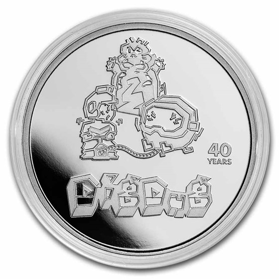 Buy 1 oz Silver Round - DIG DUG 40th Anniversary Proof | APMEX