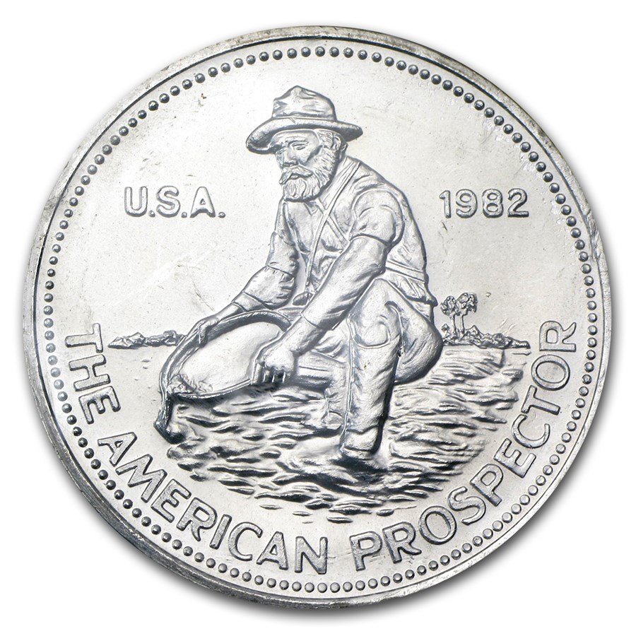 Buy 1 oz Silver Round Engelhard Prospector Sealed | APMEX