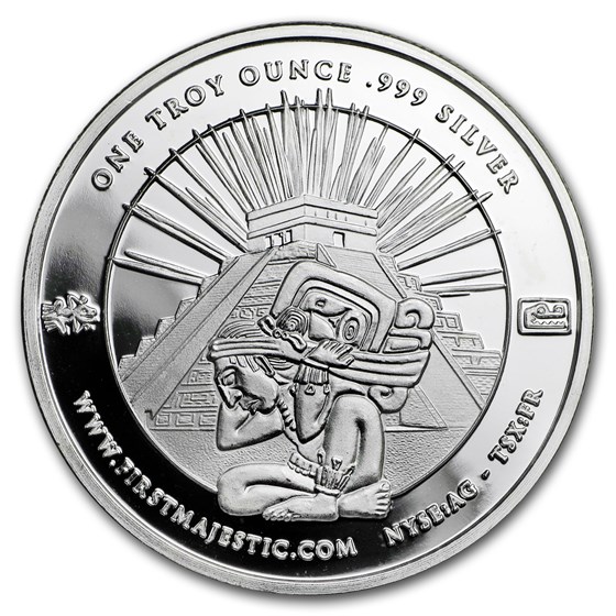 Buy 1 oz Silver Round - First Majestic (El Castillo Pyramid) | APMEX