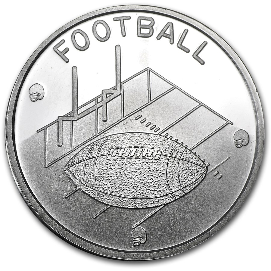Buy 1 oz Silver Round - Football | APMEX