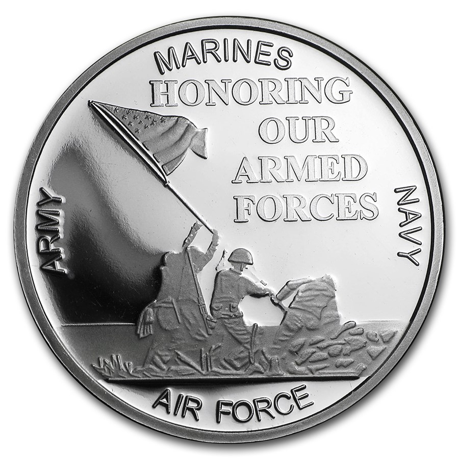 Buy 1 oz Silver Round - Honoring Our Armed Forces | APMEX
