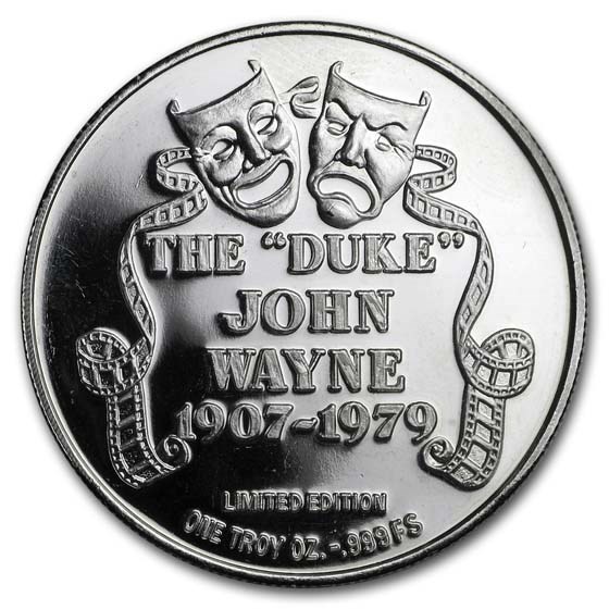 Buy 1 oz Silver Round - John Wayne | APMEX