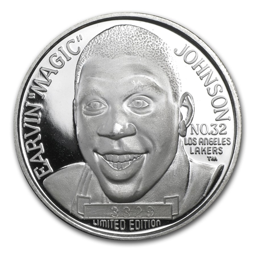 Buy 1 oz Silver Round - Magic Johnson | APMEX