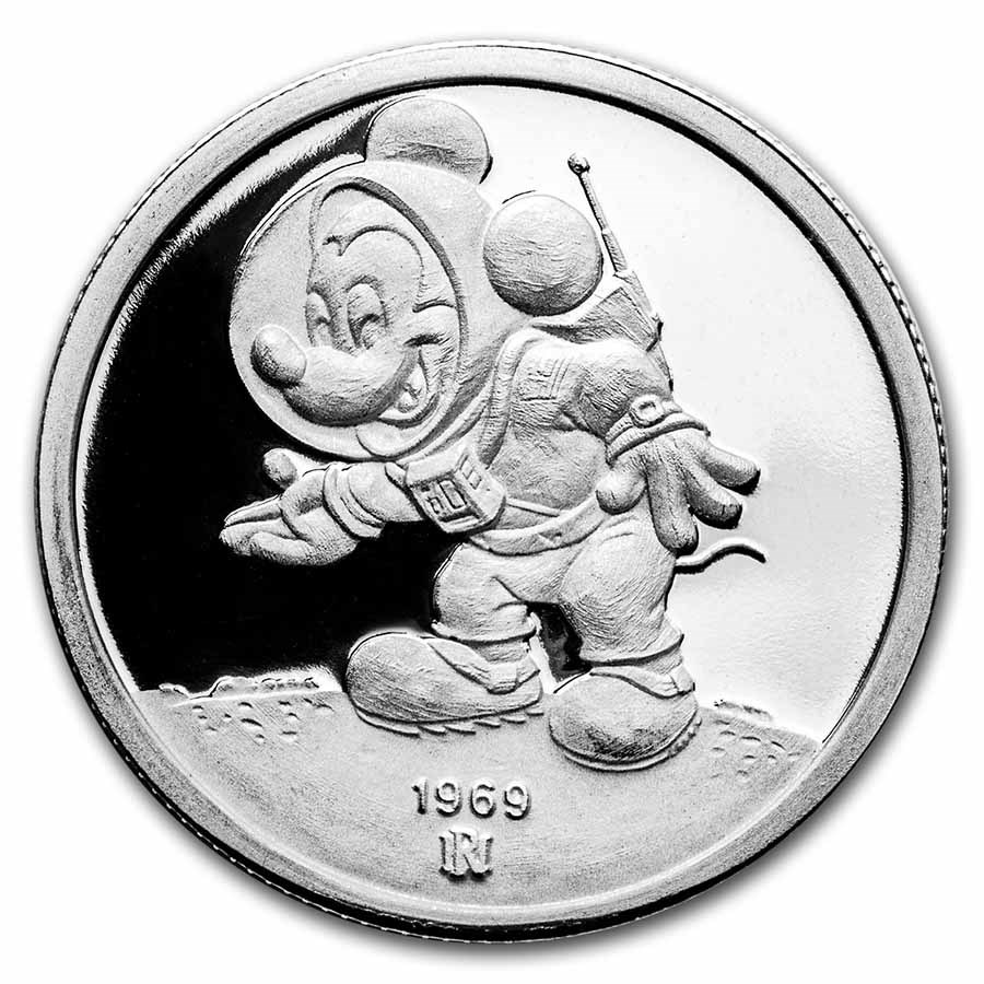 Buy 1 oz Silver Round - Mickey Mouse 60 Years Mouse of All Trades | APMEX