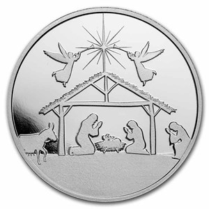 Buy 1 oz Silver Round - Nativity | APMEX