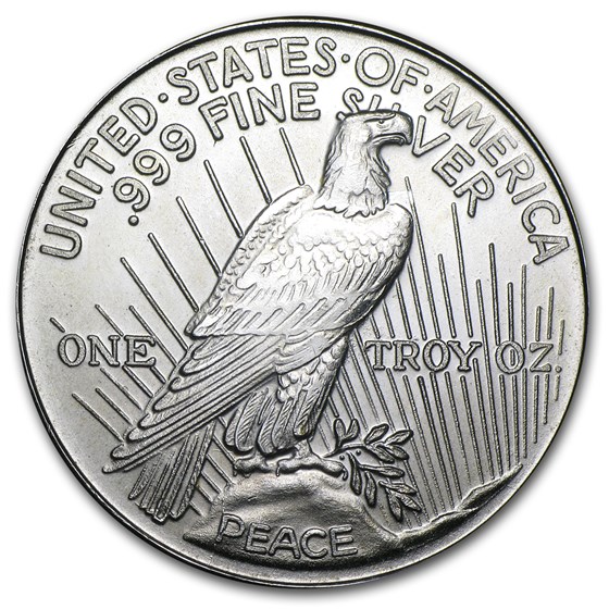 Buy 1 oz Silver Round - Peace Dollar (Replica) | APMEX
