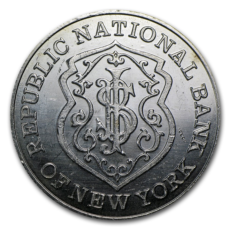 Buy 1 oz Silver Round - Republic National Bank of New York | APMEX