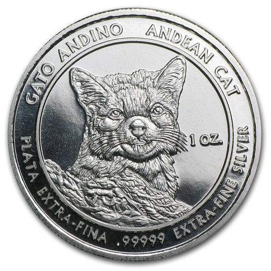 Buy 1 oz Silver Round - Royal Silver Company Andean Cats (.99999) | APMEX