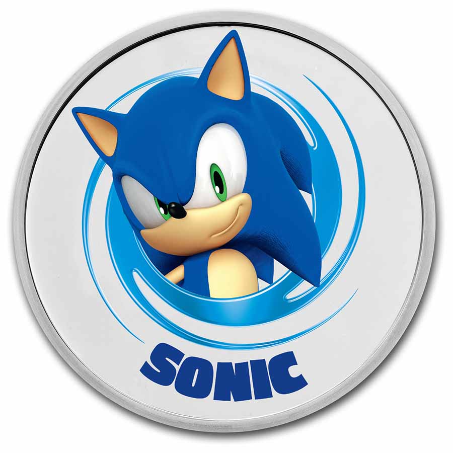 APMEX - 1 oz Silver Round Sonic Colorized (with TEP)