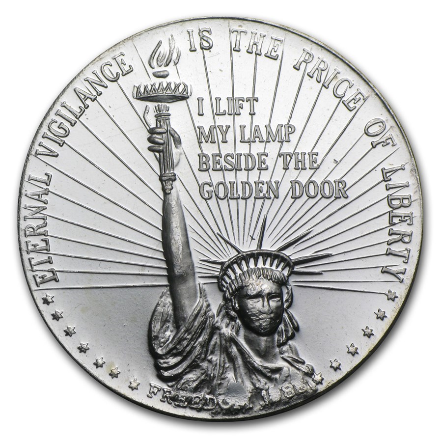 Buy 1 oz Silver Round - Statue of Liberty (Eternal Vigilance) | APMEX