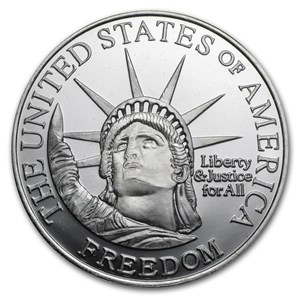 Buy 1 oz Silver Round - Statue of Liberty (Freedom) | APMEX